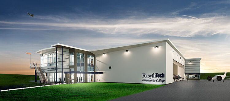 Forsyth Tech Constructs Mazie S. Woodruff Aviation Technology Lab ...