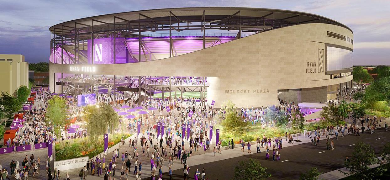Northwestern University Breaks Ground on Replacement Stadium ...
