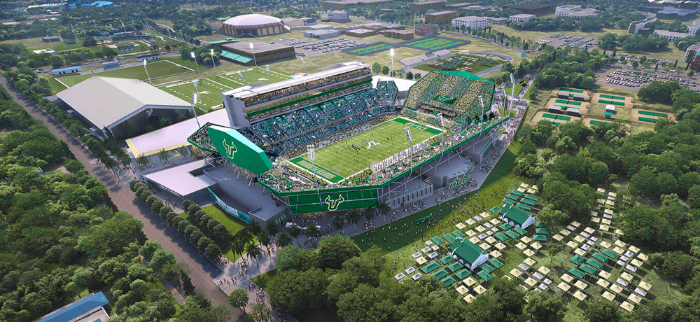 University of South Florida Breaks Ground on New Stadium - Tradeline, Inc.